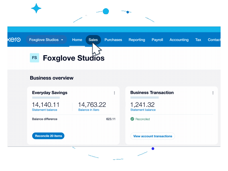 New Xero Navigation and Homepage in Beta | Xero AU