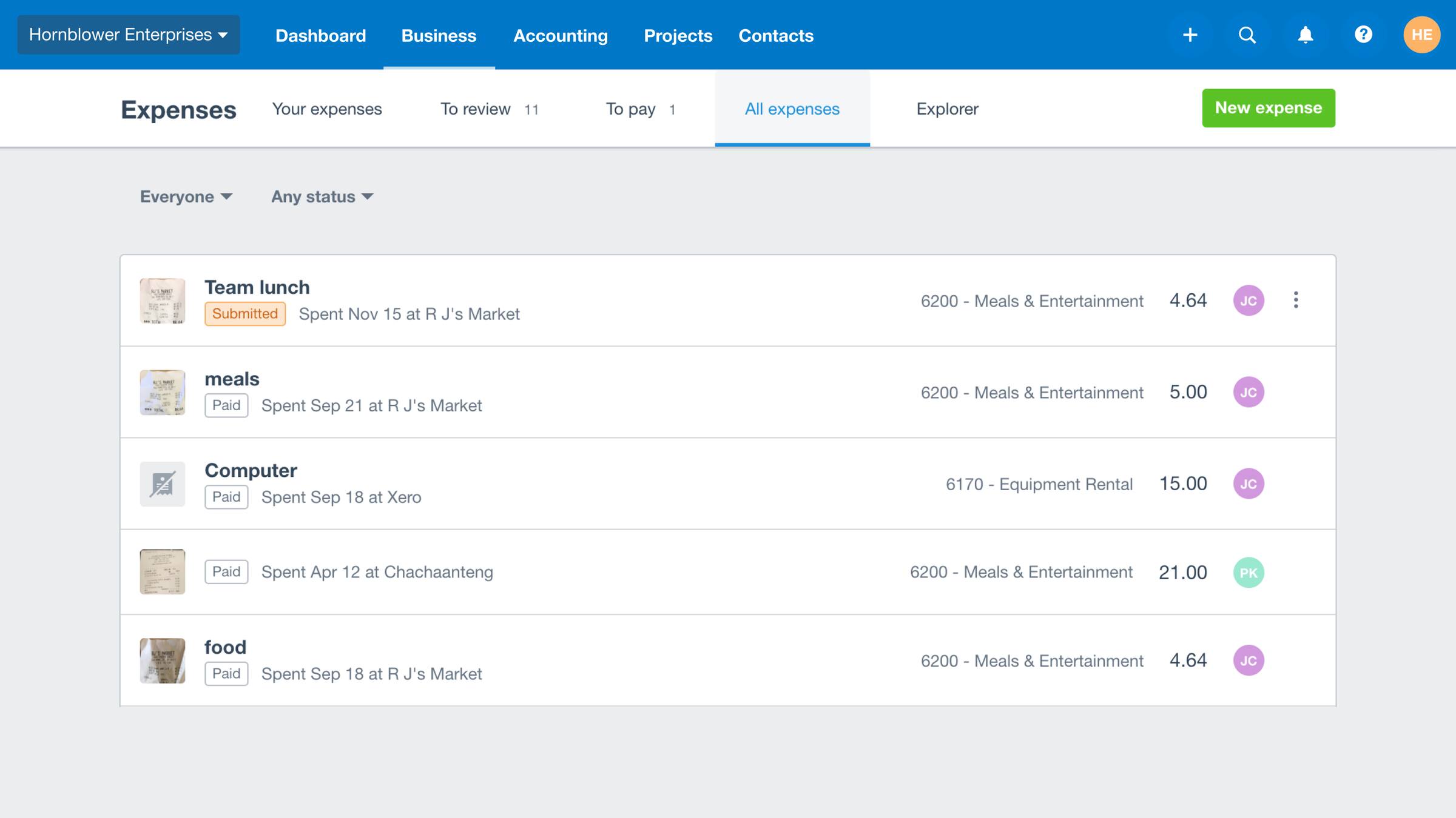 Track And Manage Expense Claims Expenses App Xero AU