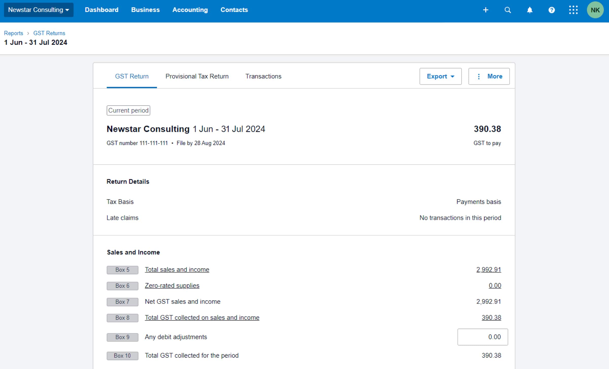 Automate & File GST Online | GST Filing Software | Xero NZ