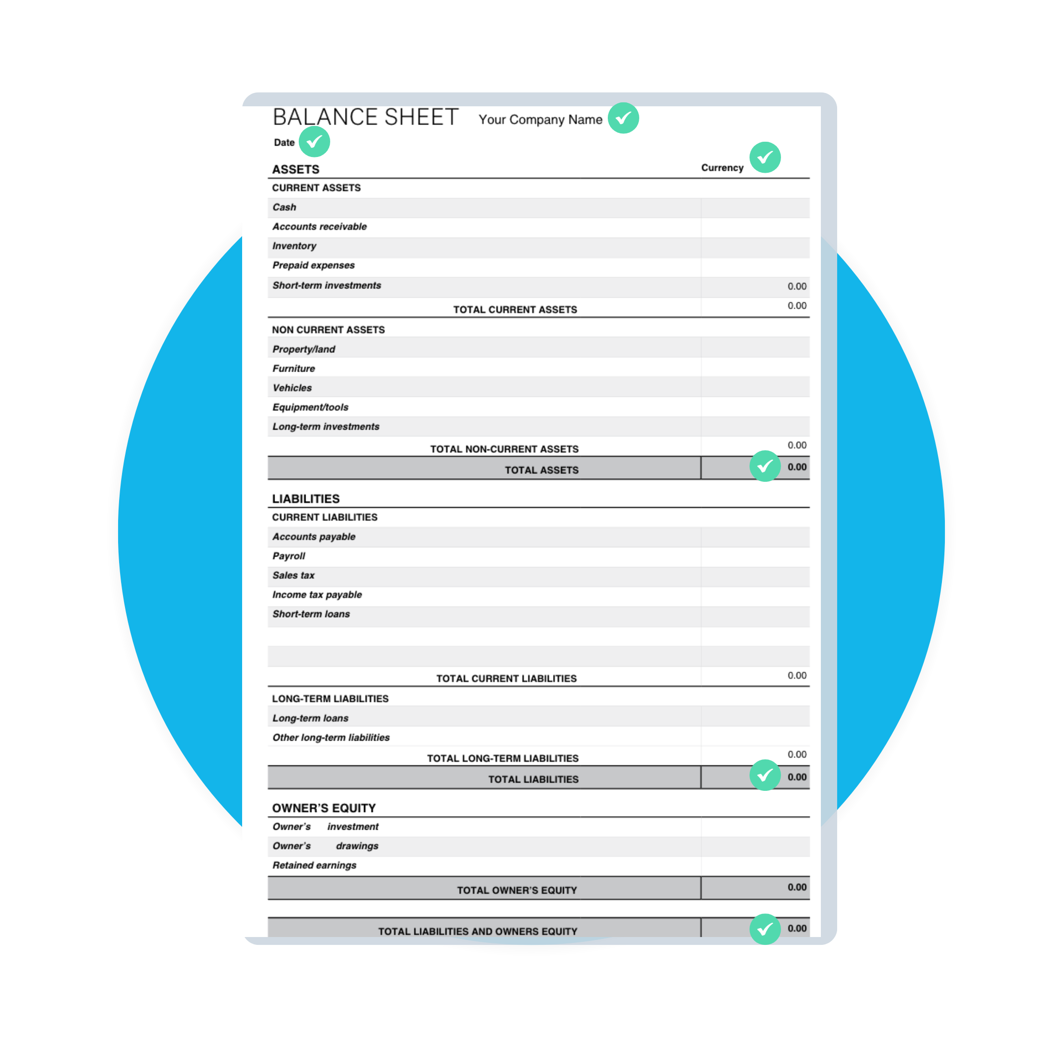 Free Balance Sheet Template & Example | Download Now | Xero US